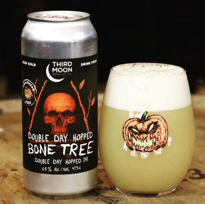 Third Moon Brewing - Halloween Double Dry Hopped Bone Tree IPA 473mL | 6.5% ABV | The Wheeled ...
