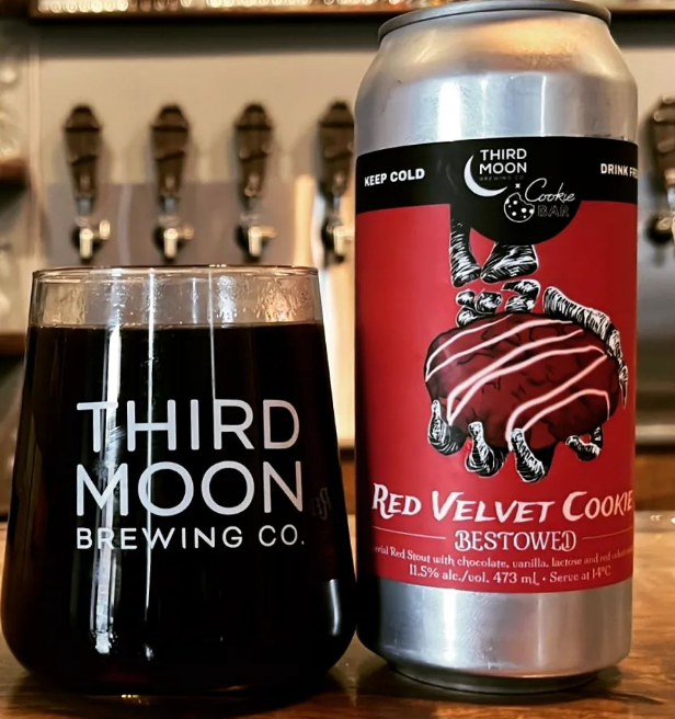 Third Moon Brewing - Red Velvet Cookie Bestowed, Imperial Stout, 473ml ...
