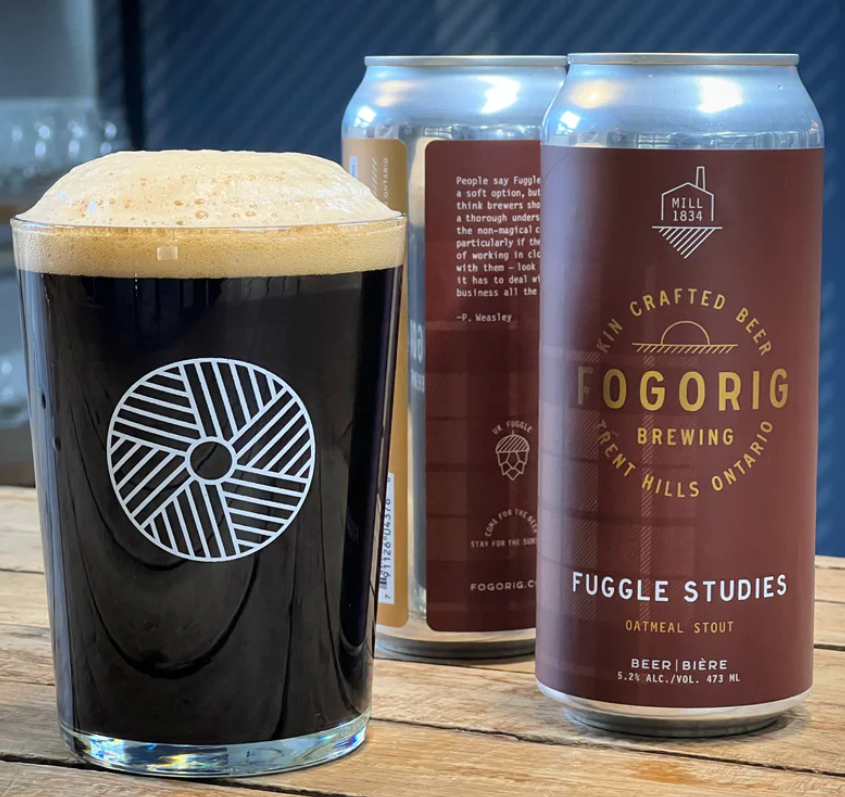 Fogorig - Fuggle Studies Oatmeal Stout 473mL | 5.2% ABV | The Wheeled ...